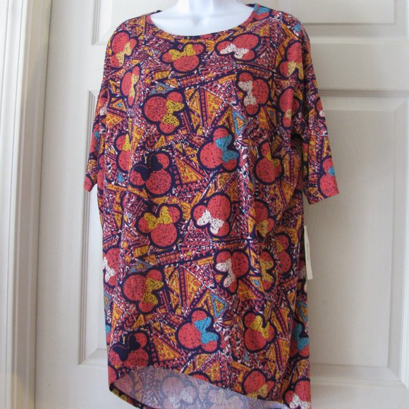 LuLaRoe | Tops | 25 Lularoe Irma Tunic Small Nwt 36 Disney Minnie Mouse ...